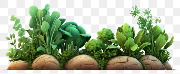 PNG Plant green herbs white | Premium PNG - rawpixel