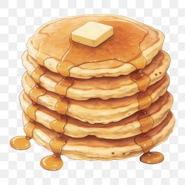 PNG Pancake dessert bread food. | Premium PNG - rawpixel