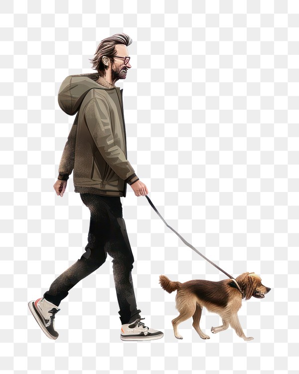 PNG Walking dog footwear animal | Free PNG - rawpixel