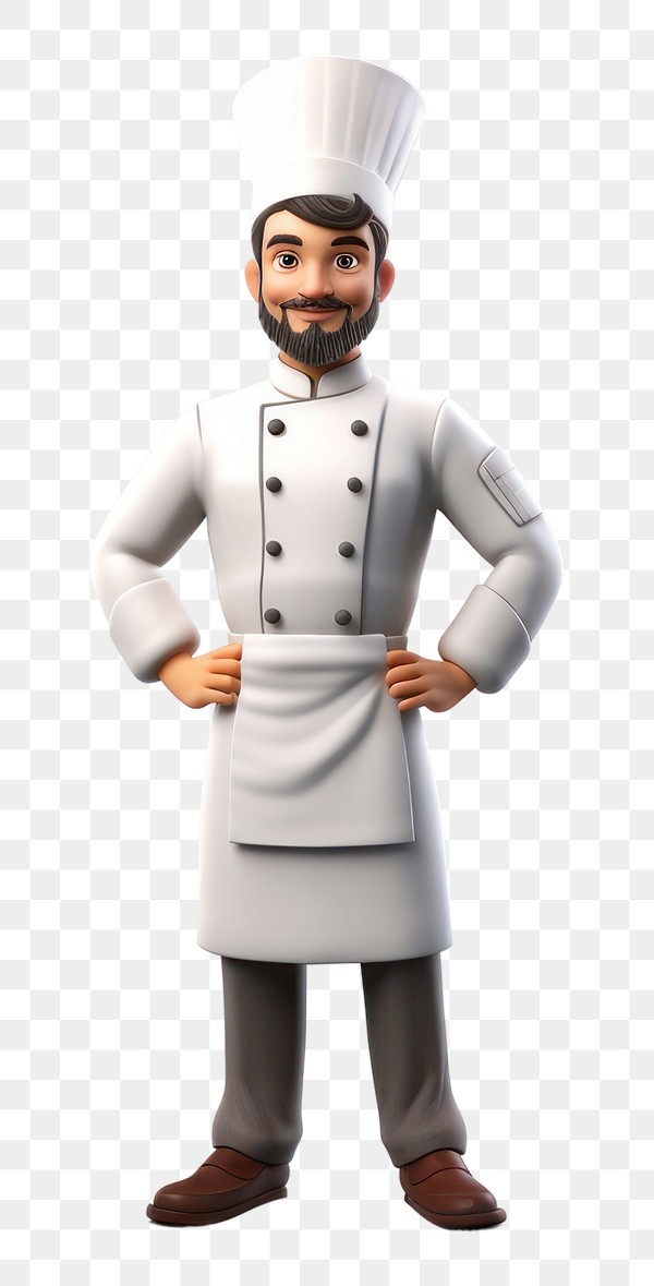 PNG Adult chef white background | Premium PNG - rawpixel