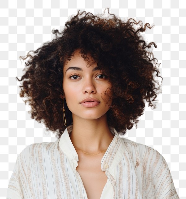 PNG Portrait adult individuality contemplation. | Premium PNG - rawpixel