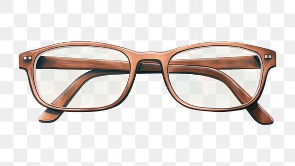 PNG Rectangle glasses sunglasses brown | Free PNG - rawpixel