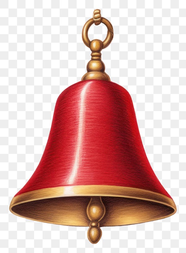 PNG Bell red white background | Premium PNG - rawpixel