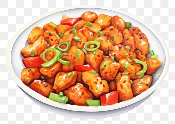 PNG Chinese food plate meal | Premium PNG - rawpixel