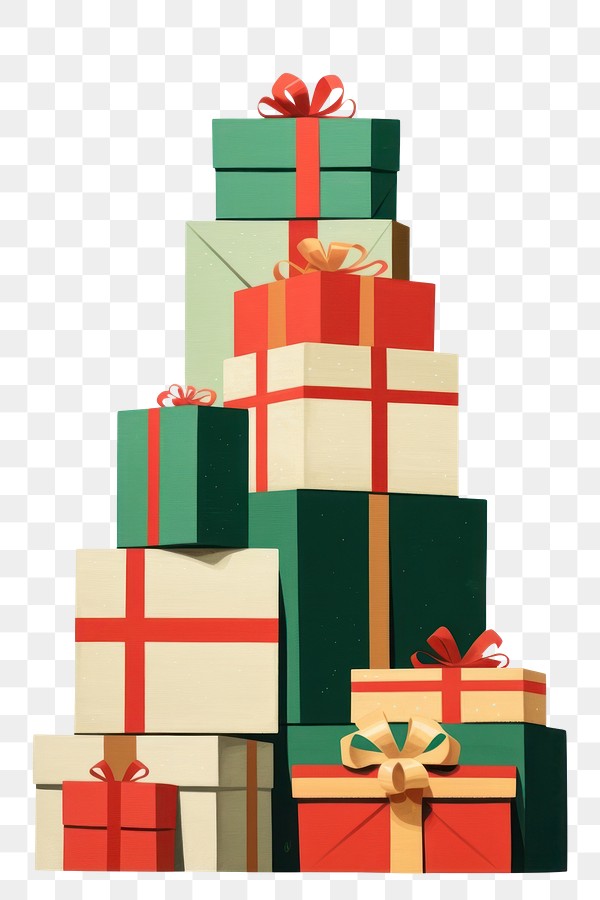 PNG Christmas presents paper gift | Free PNG - rawpixel