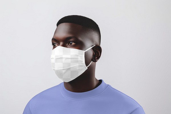 Facial mask png, transparent mockup | Free PNG - rawpixel