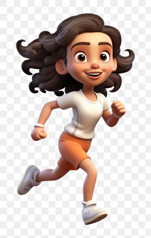 PNG Kid running cartoon toy | Free PNG - rawpixel