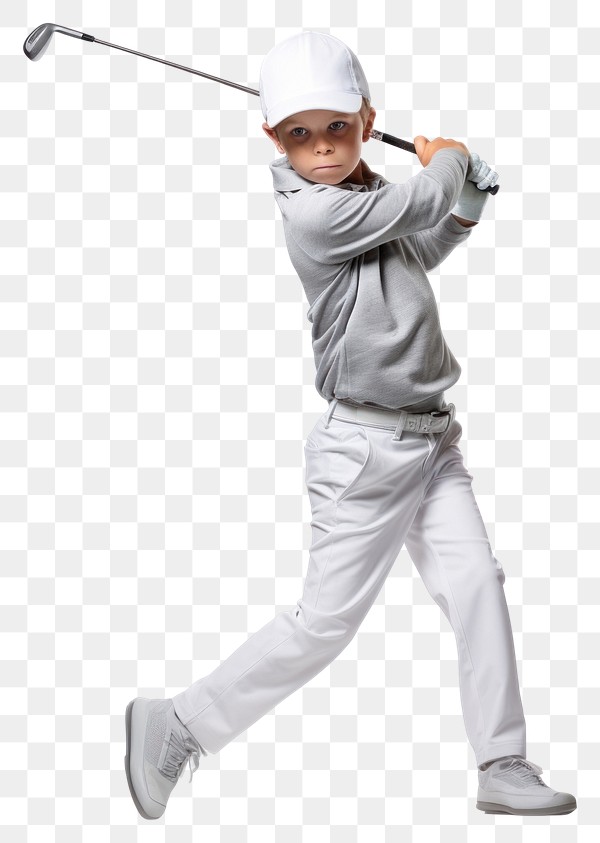 PNG Golfer sports child boy. | Premium PNG - rawpixel