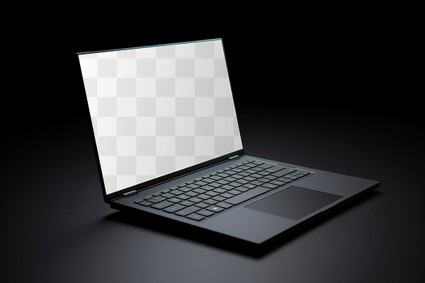 Laptop screen png mockup, transparent | Premium PNG - rawpixel