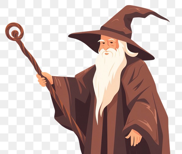 PNG Wizard graduation headwear weaponry. | Premium PNG - rawpixel