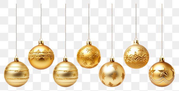 PNG Christmas ball gold decoration | Premium PNG - rawpixel