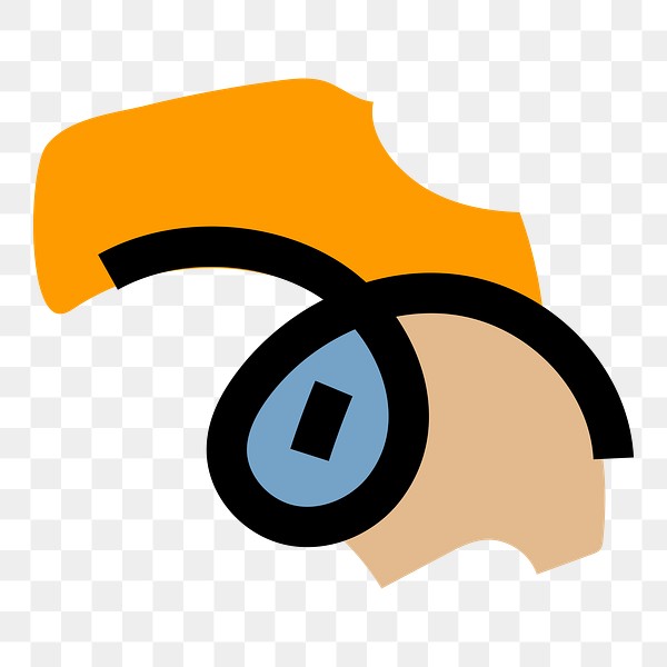 Abstract orange shape png, transparent | Premium PNG - rawpixel