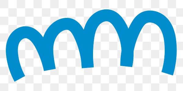 Blue squiggly line png, transparent | Premium PNG - rawpixel