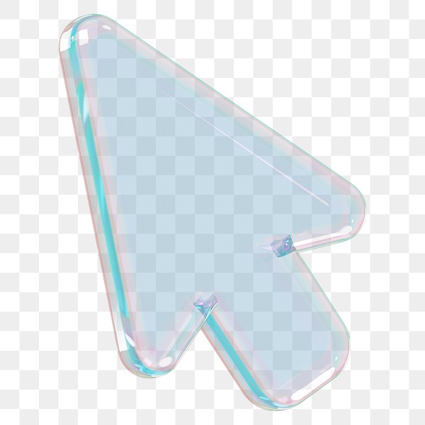 3D holographic arrow png cursor | Premium PNG - rawpixel
