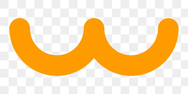 Orange squiggly line png, transparent | Premium PNG - rawpixel