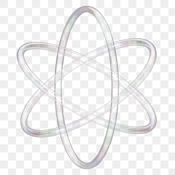 PNG 3D clear atom, element | Free PNG - rawpixel