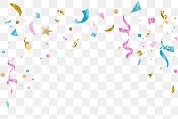 Png festive confetti border, transparent | Premium PNG - rawpixel