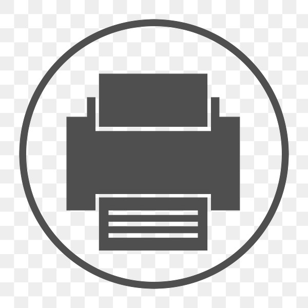 Printer icon png, transparent background | Premium Icons - rawpixel