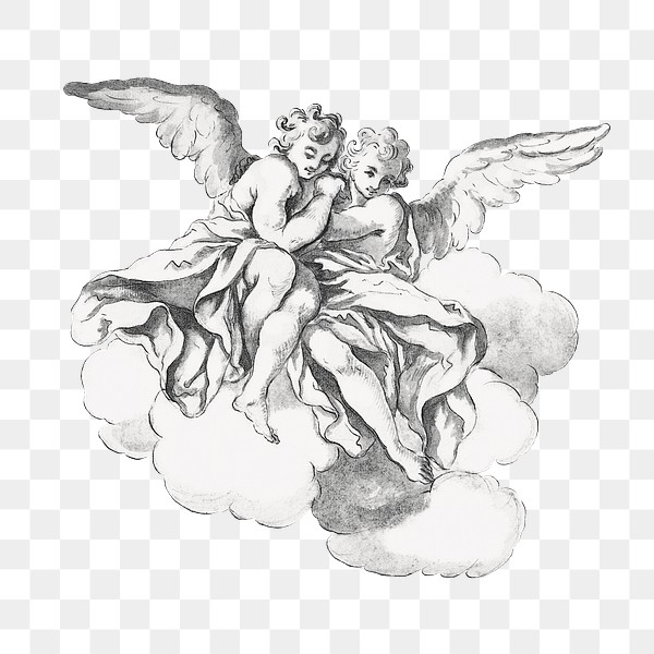 Vintage cherubs png fantasy, transparent | Premium PNG - rawpixel