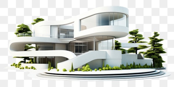 PNG Home modern architecture building | Free PNG - rawpixel