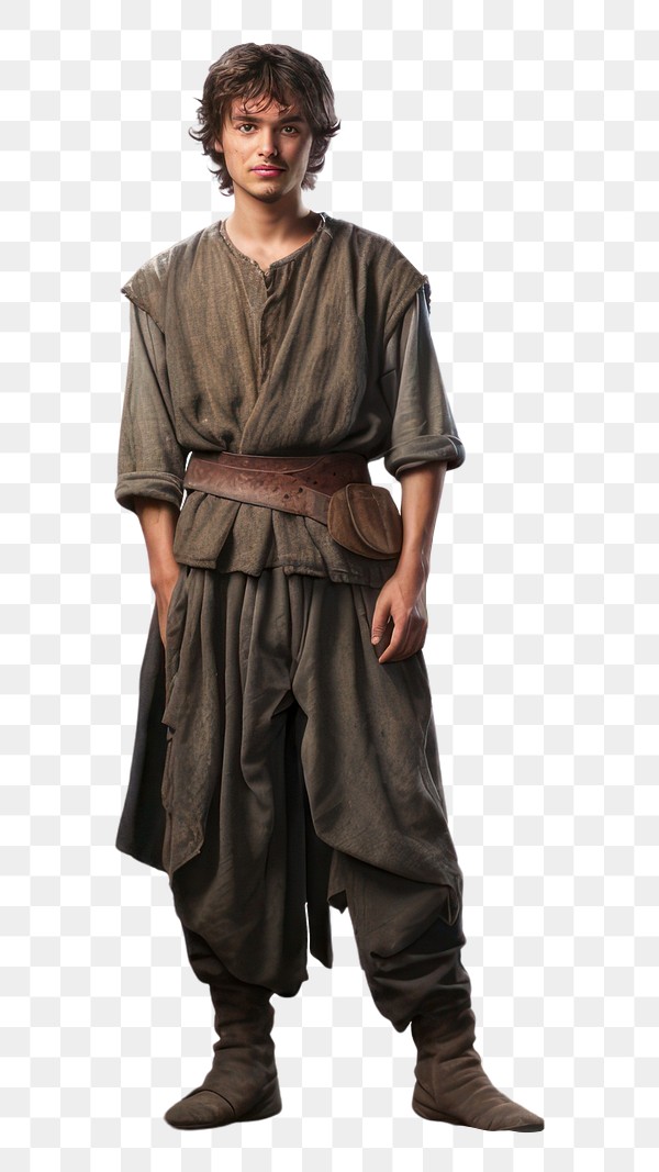 PNG Villagers young man medieval | Premium PNG - rawpixel