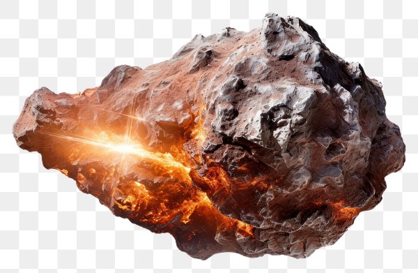 PNG Meteor rock white background | Premium PNG - rawpixel