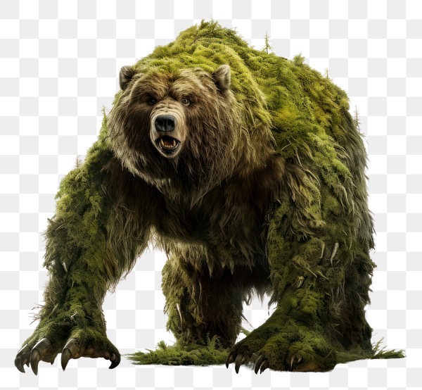 PNG Bear mythical creature mammal | Free PNG - rawpixel