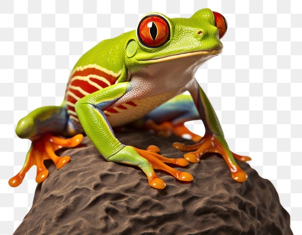 PNG Red-eyed tree frog amphibian | Free PNG - rawpixel