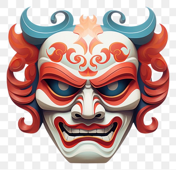 PNG Japanese mask representation celebration | Free PNG - rawpixel