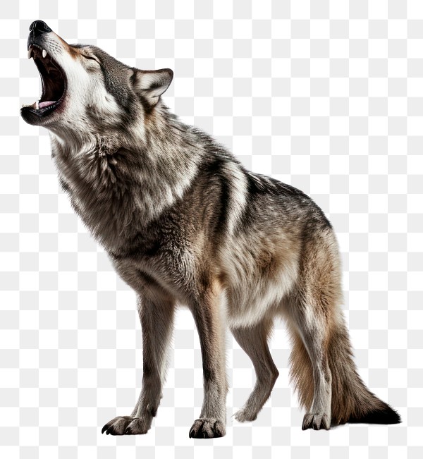 PNG Howling Wolf wolf mammal | Premium PNG - rawpixel
