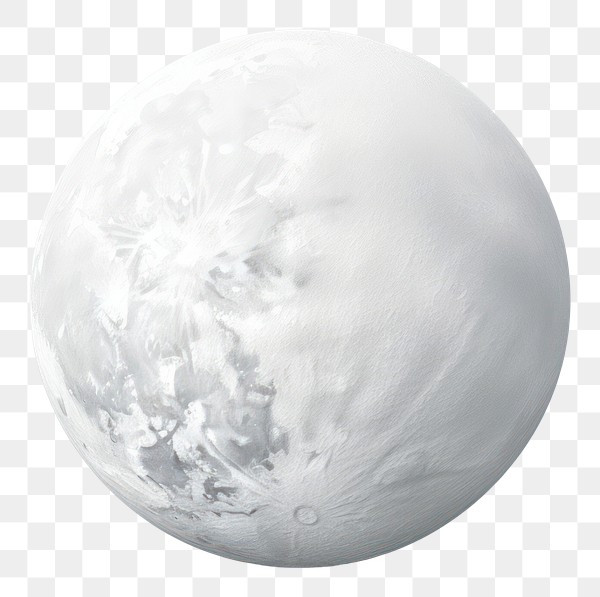 PNG Full moon sphere white | Premium PNG - rawpixel