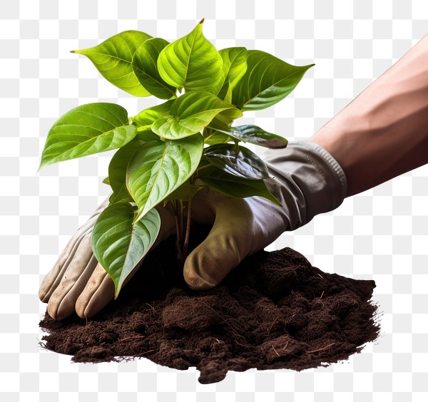 PNG hand gardening plants planting | Free PNG - rawpixel