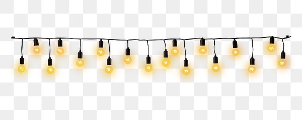 PNG String lights chandelier lighting | Premium PNG - rawpixel