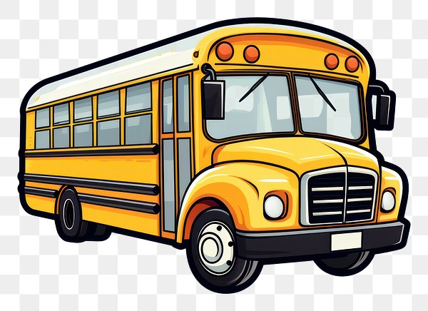 PNG Illustration sticker bus vehicle | Premium PNG - rawpixel