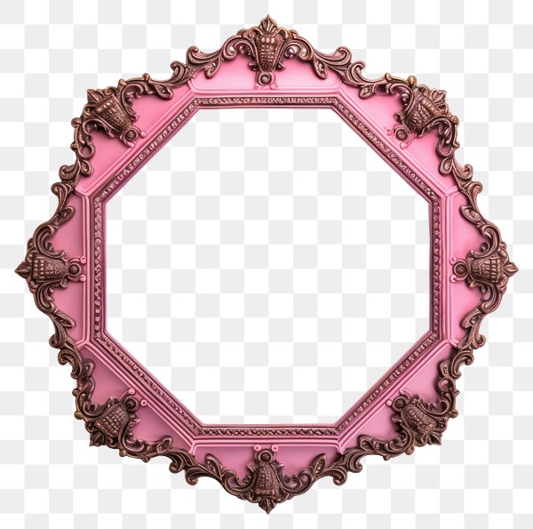 PNG Pink Octagon design frame | Premium PNG - rawpixel