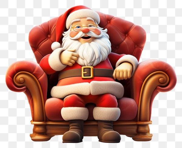 PNG Santa furniture armchair sitting | Premium PNG - rawpixel