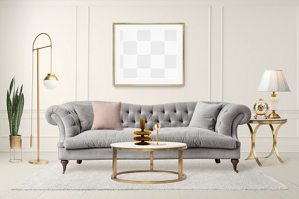 Luxury living room png, transparent | Premium PNG - rawpixel