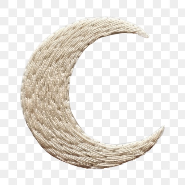 PNG Embroidery pattern moon star | Premium PNG - rawpixel