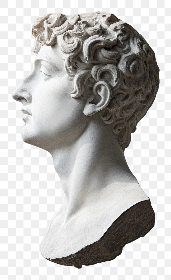 PNG Roman man head sculpture | Free PNG - rawpixel