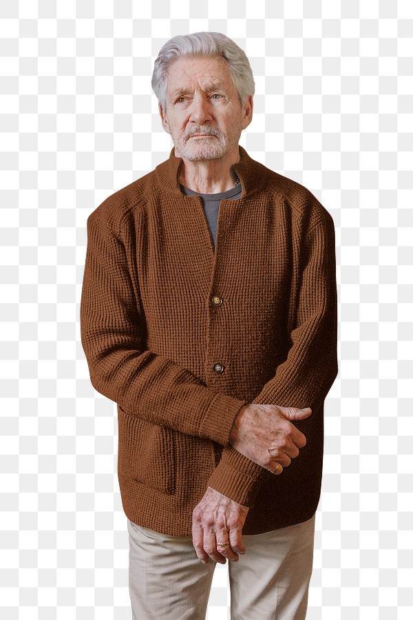 Senior man png sticker, transparent | Free PNG - rawpixel