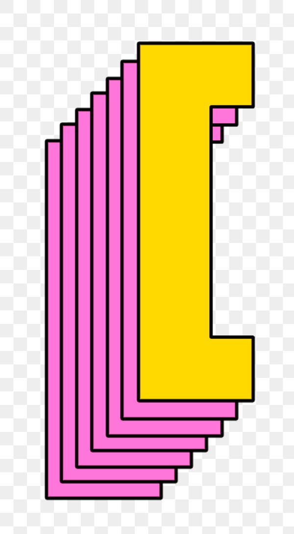 3d square bracket transparent stylized | Free PNG Sticker - rawpixel