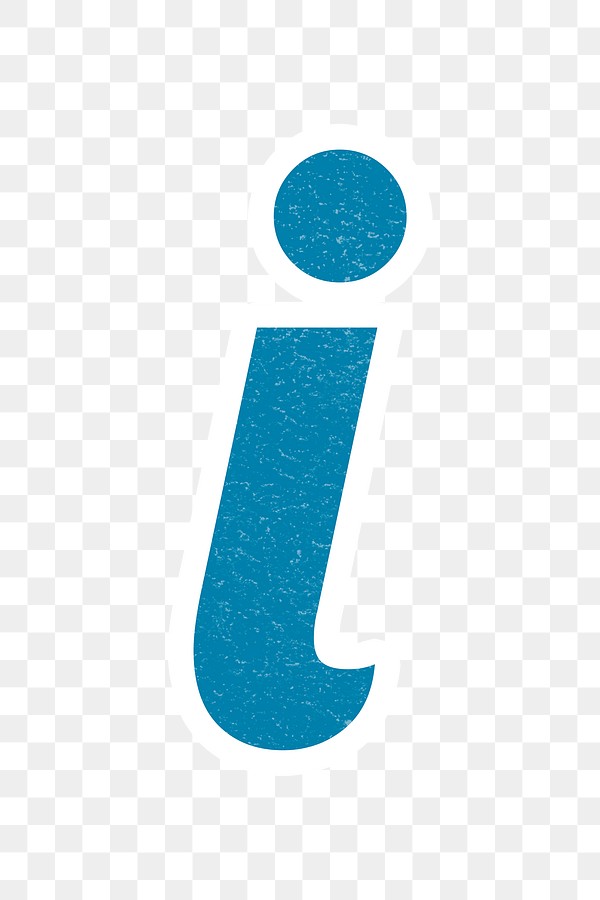 Png retro letter i bold | Free PNG Sticker - rawpixel