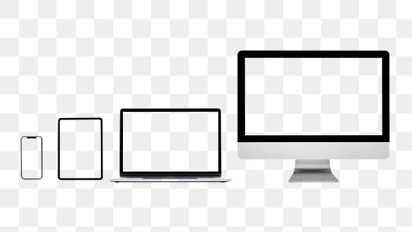 Digital devices blank screen png | Premium PNG - rawpixel