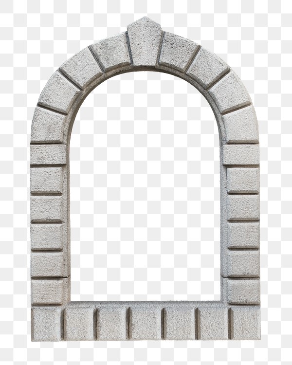 Arched window png frame clipart, | Free PNG - rawpixel