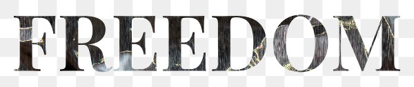 Freedom word art typography png | Free PNG Sticker - rawpixel
