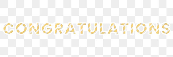 Congratulations png candy cane font | Premium PNG Sticker - rawpixel