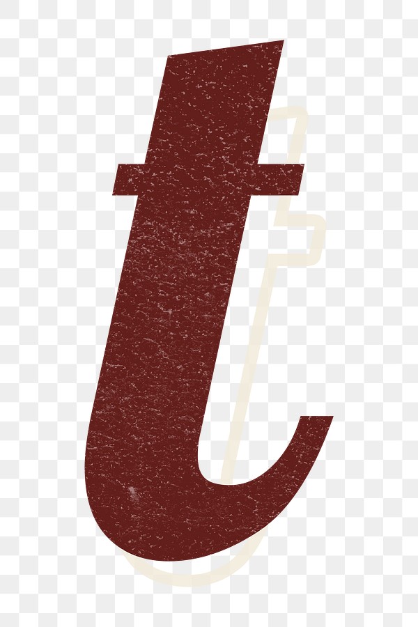 Letter T abc calligraphy handwriting | Premium PNG Sticker - rawpixel