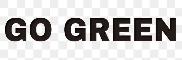 Png text go green typeface | Free PNG Sticker - rawpixel
