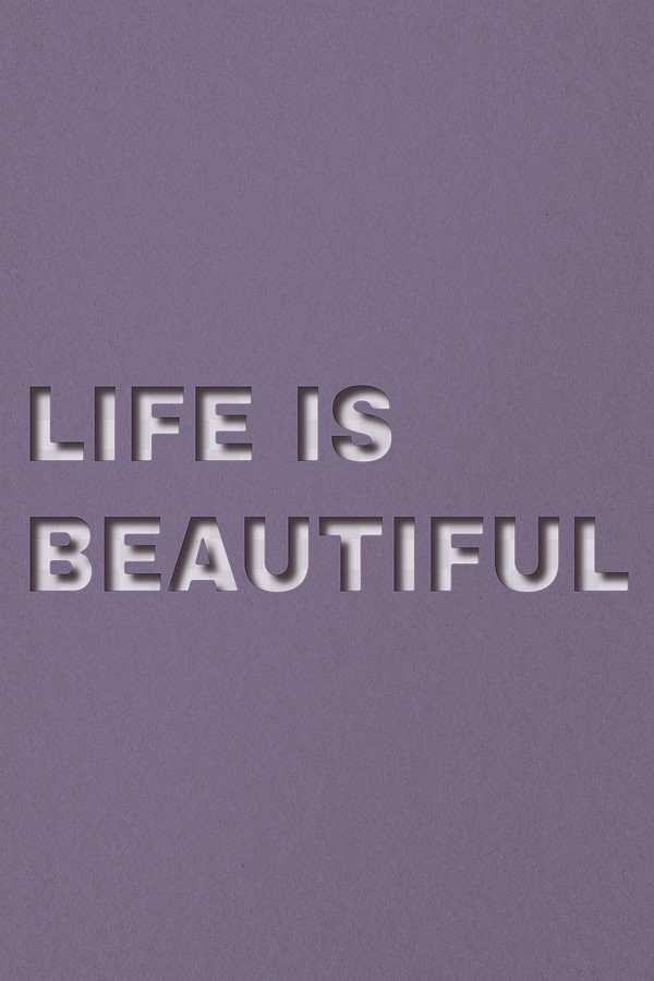 Png text life is beautiful | Free PNG - rawpixel