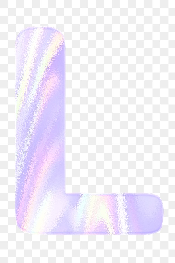 Shiny letter L png alphabet | Premium PNG Sticker - rawpixel